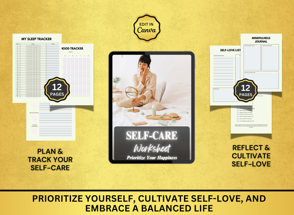 Mental Health Bundle Worksheet | Fillable PDF | Printable Planner ...